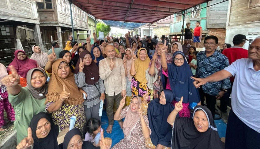 Emak-Emak Dusun Pedukun Mantap Dukung Dedy-Dayat untuk Bungo yang Lebih Baik | JambiLINK.id